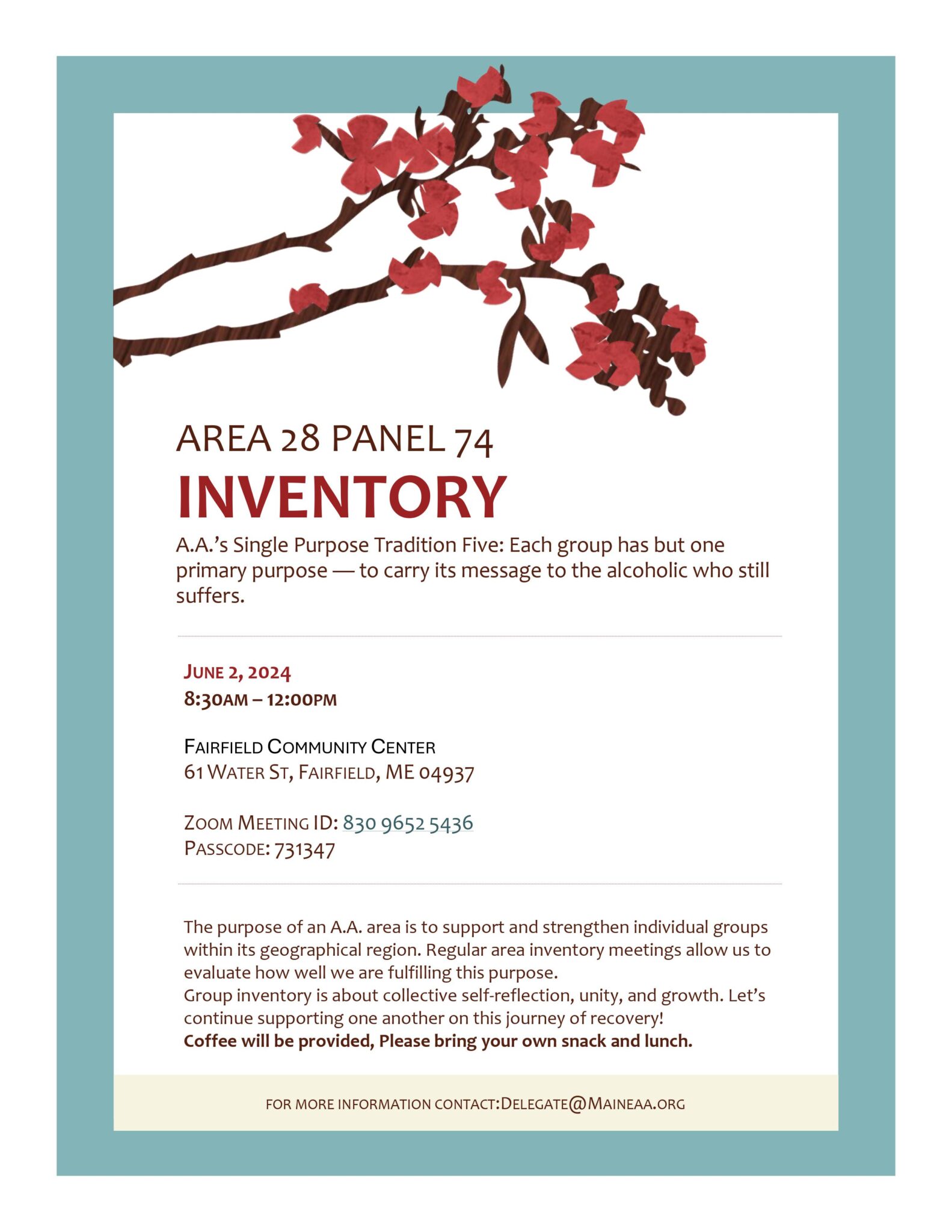 Home - Maine AA Area 28